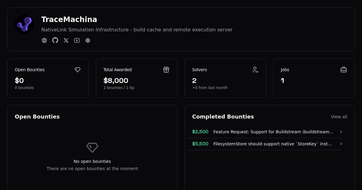TraceMachina | Algora