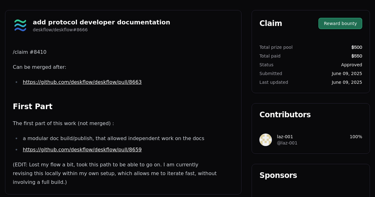 add protocol developer documentation | Algora