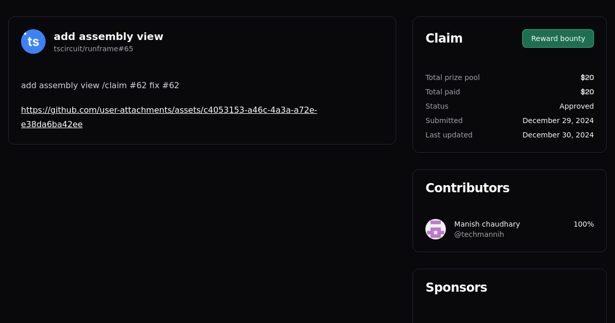 add assembly view | Algora