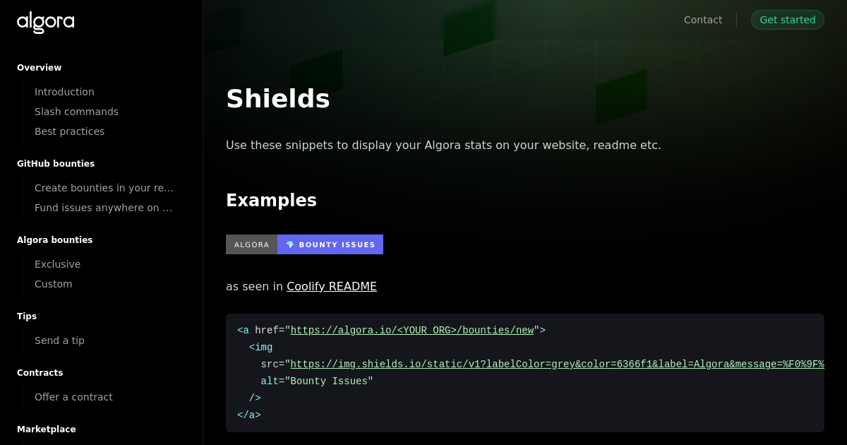 Shields | Algora