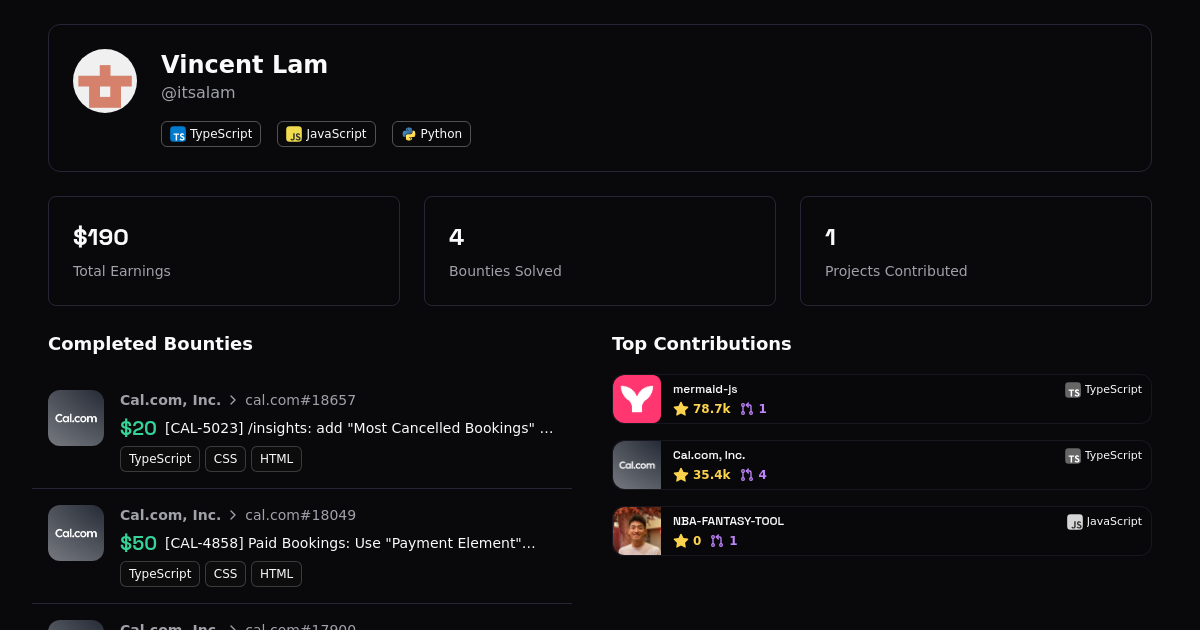 Vincent Lam | Algora