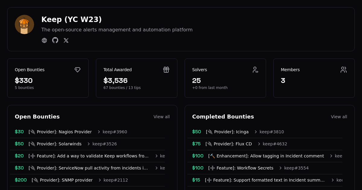 Keep (YC W23) | Algora