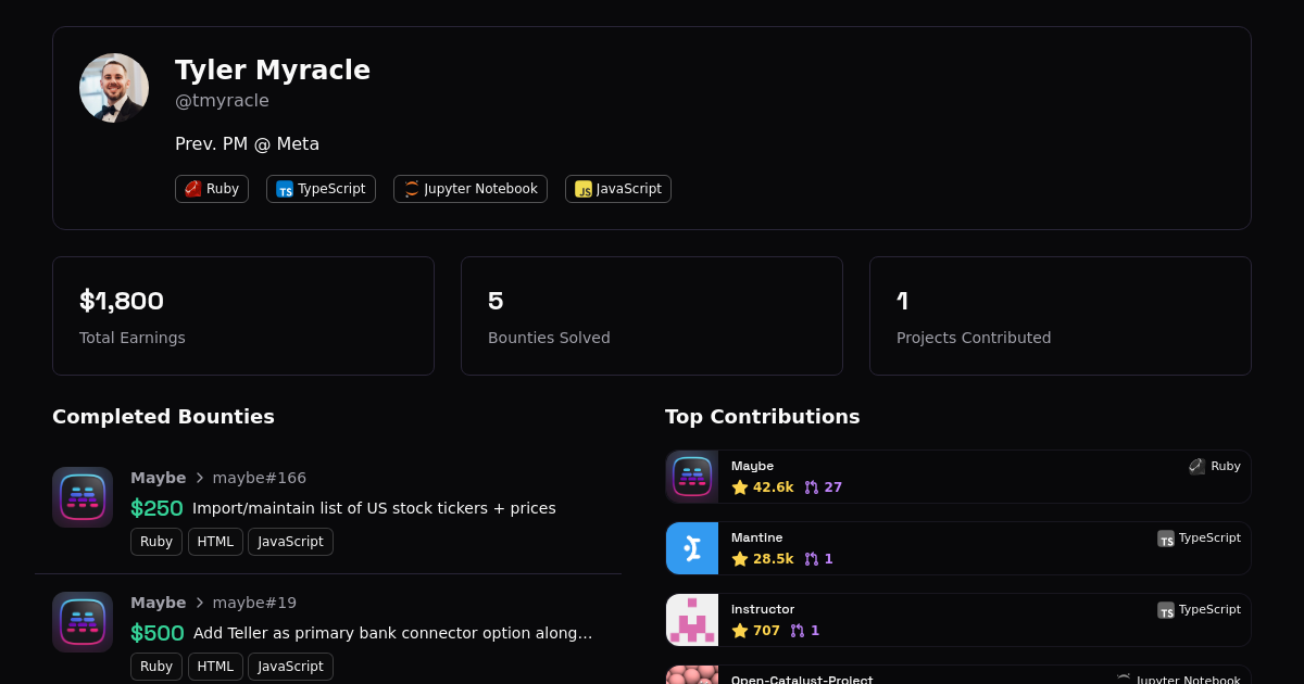 Tyler Myracle | Algora