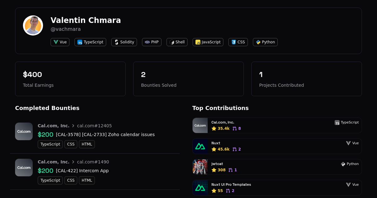 Valentin Chmara | Algora
