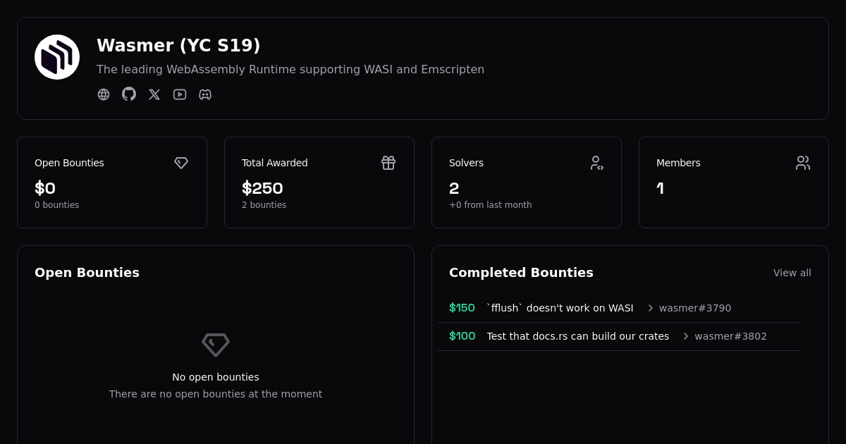 Wasmer (YC S19) | Algora