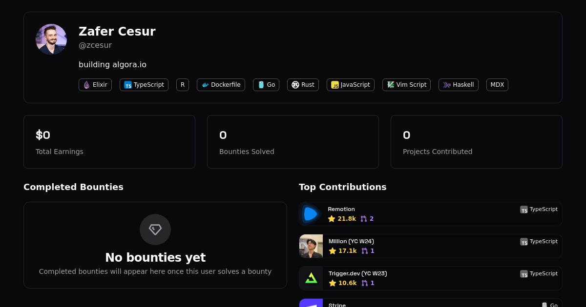 Zafer Cesur | Algora